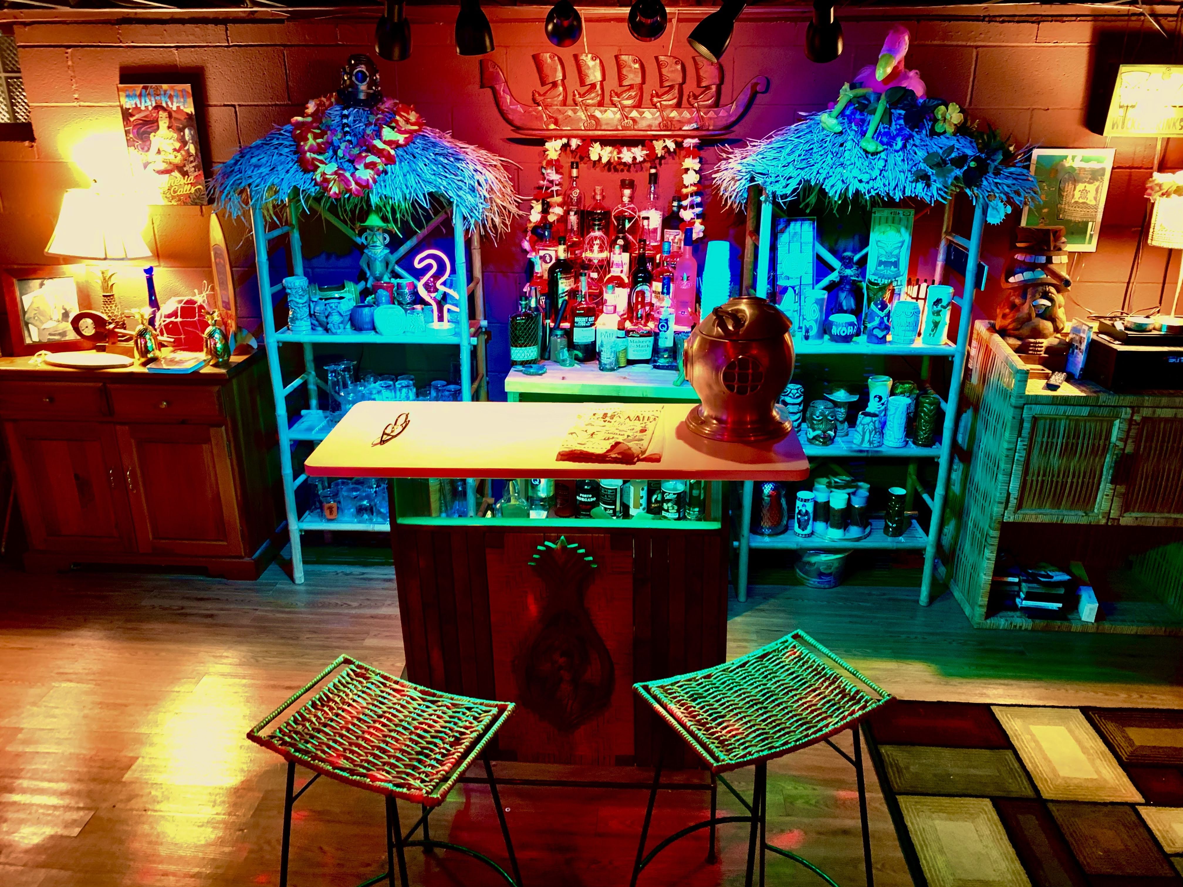 Home Tiki Bar Spotlight #67 The Royal Ohana Room – Cleveland OH - Tiki ...