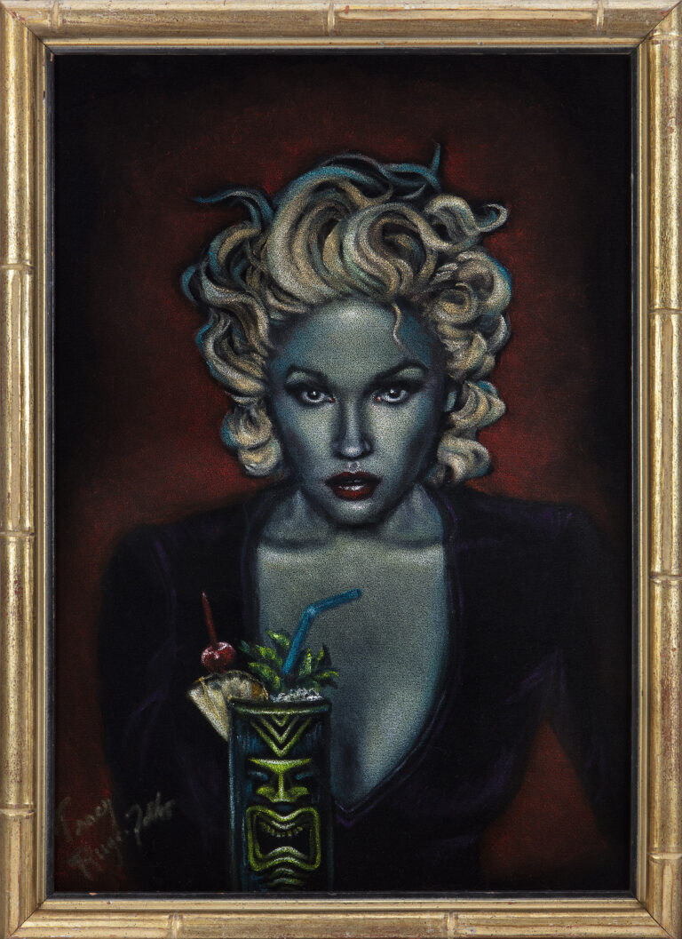 Tiki VIP #48 Tracy Folks – Black Velvet Painter (Mid Mod Design Team ...