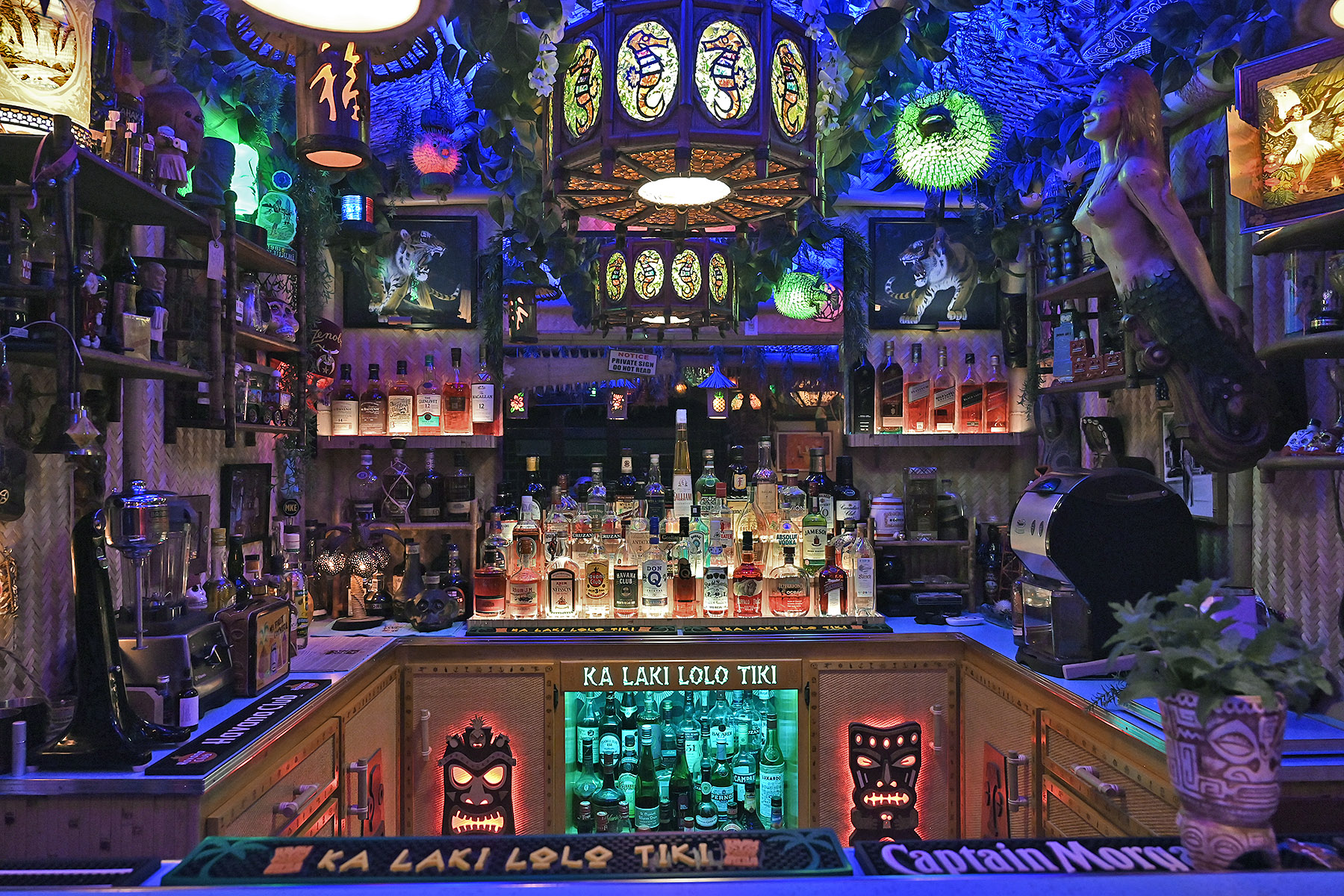 Home Tiki Bar Spotlight #105 Ka Laki Lolo Tiki – Dundee MI - Tiki with Ray