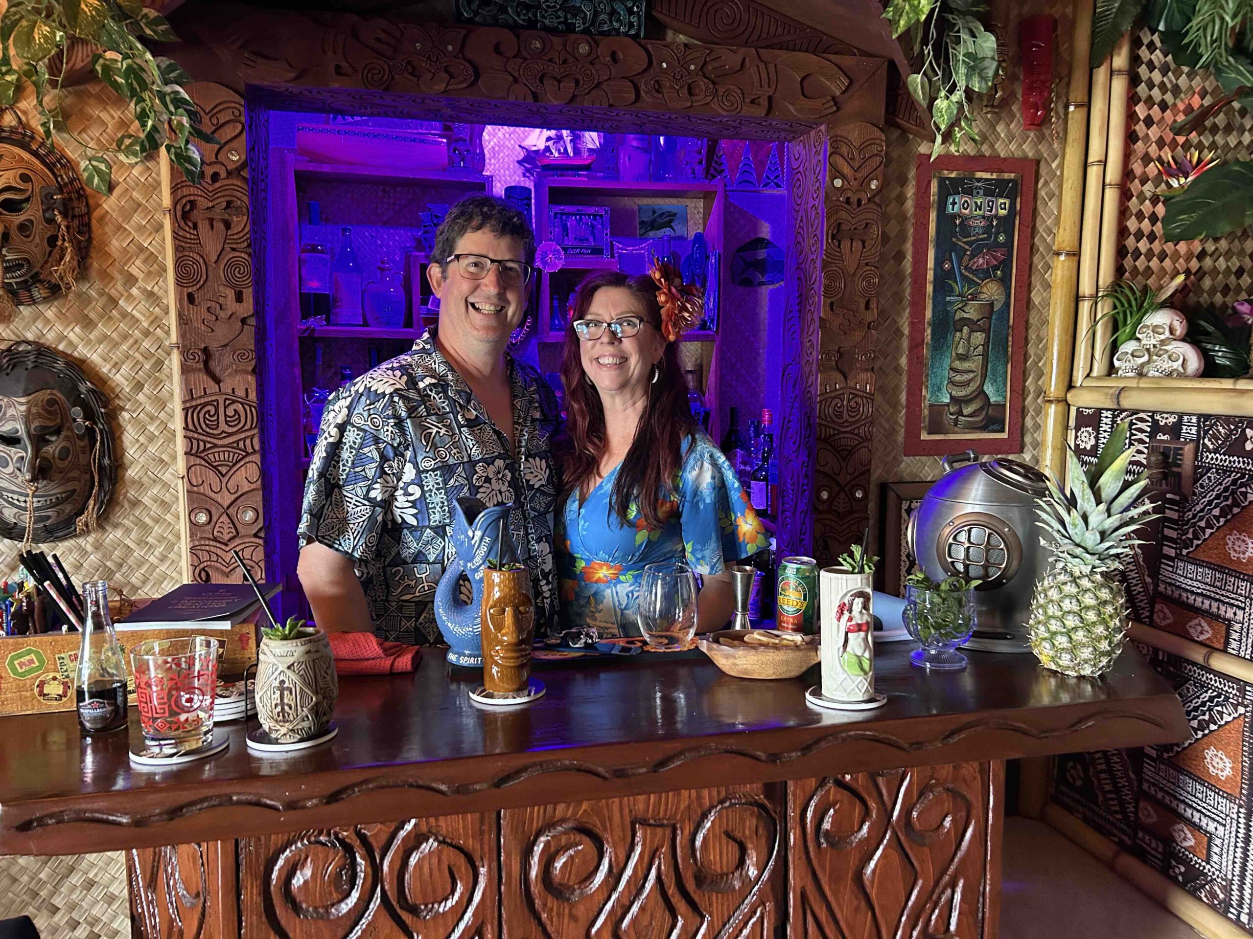 Home Tiki Bar Spotlight #131 Gecko’s Grotto – La Mesa CA - Tiki with Ray